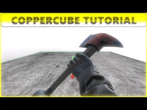 COPPERCUBE ATTACH WEAPONS TO CHARACTER HANDS AXE JOINT TO NODE STEP BY STEP YouTube