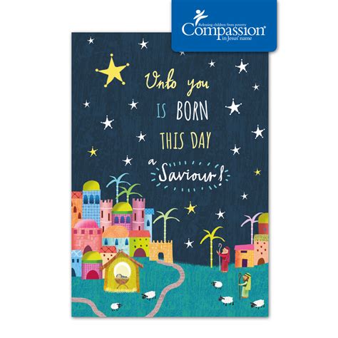 Compassion Christmas Cards The Christian T Company