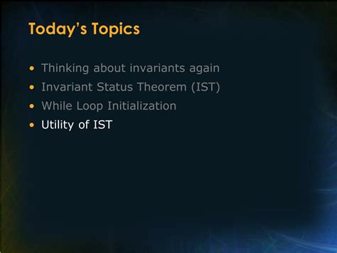 Ppt Functional Verification Iv Revisiting Loop Invariants Powerpoint