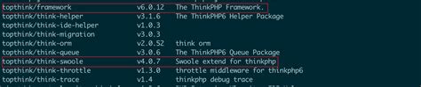Thinkphp V Think Swoole V Php Think Swoole Issue Top Think Think