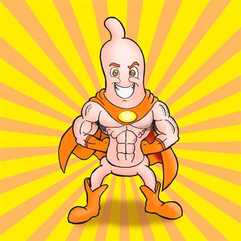 Condom Super Hero Stock Illustrations 4 Condom Super Hero Stock
