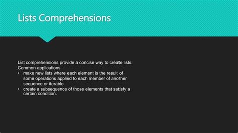 Python Data Structures Ppt