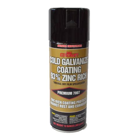 Crown Premium Cold Galvanize Coating 93 Zinc Rich Spray