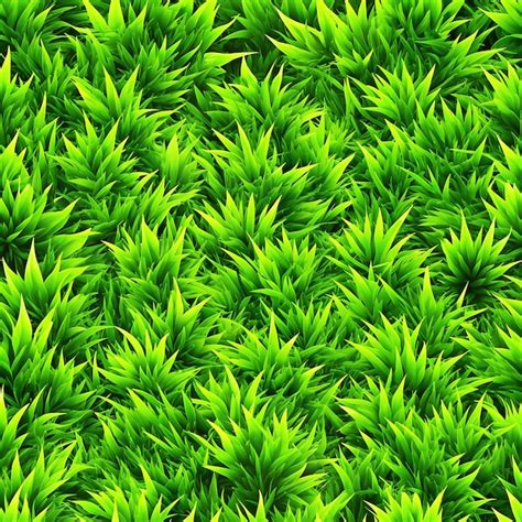 Seamless Stylized Grass Texture For Video Game Premium Ai Generated Image
