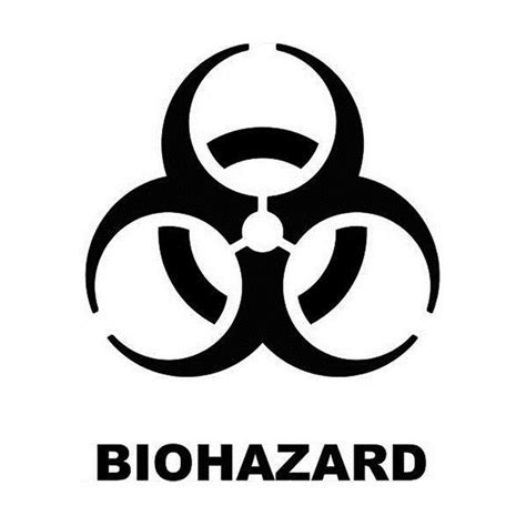 Biohazard Symbol Admittance To Authorized Personnel Only Biosafety