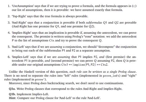 Solved 3 Q3 Tiny Theorem Prover You Will Finish