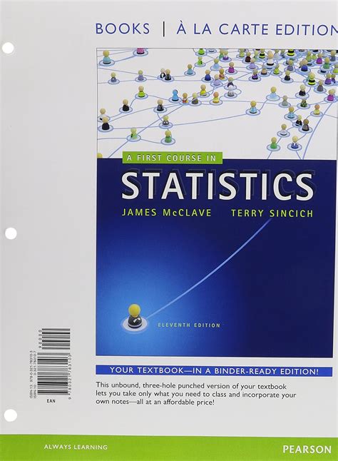 First Course In Statistics A Books A La Carte Edition 11th Edition