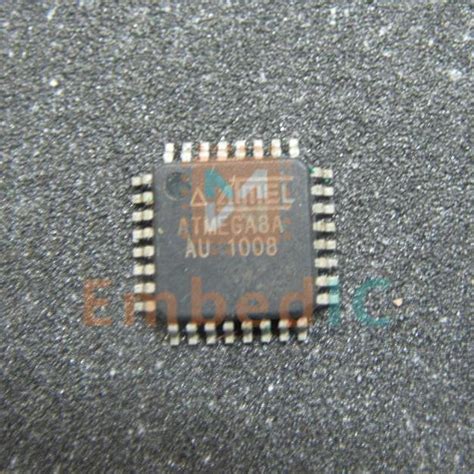 atmega8a au microchip 8bit mcu embedic