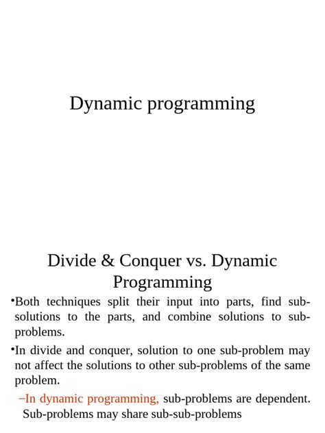 4 Dynamic Programming Lec Pdf Dynamic Programming Computational