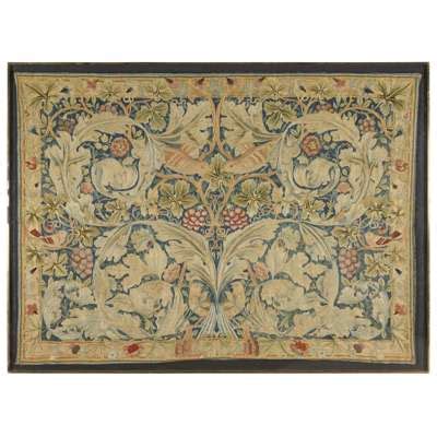 William Morris British 18341896 Vine And Acanthus Embroidered