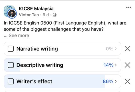 Writers Effect For Igcse First Language English A Guide