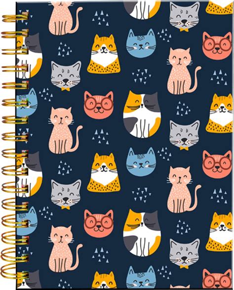 Knibeo Cat Notebook Journal Cat Ts For Cat Lovers Kawaii Notebook Cat