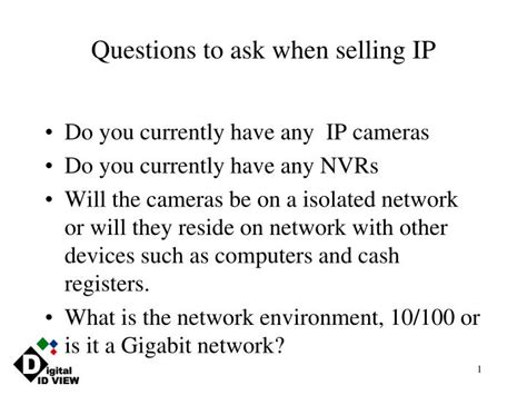 PPT Questions To Ask When Selling IP PowerPoint Presentation Free Download ID