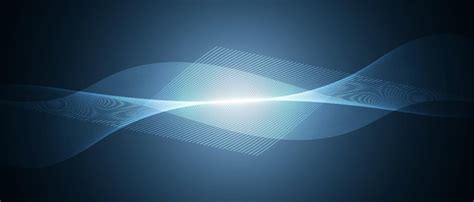 Premium Vector Abstract Blue Technology Wave Design Digital Network