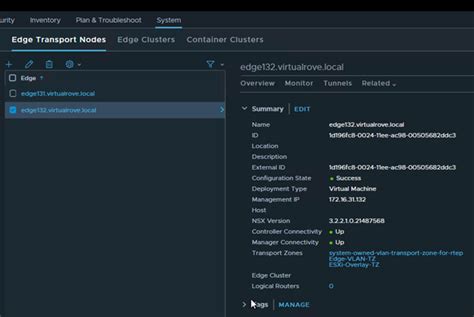 Nsx T Replace Faulty Nsx Edge Transport Node Vm Welcome To