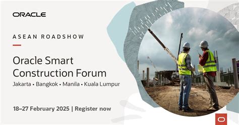 The Oracle Smart Construction Forum Is Coming To A City Near You Gain