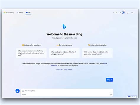 Microsoft Bing Artificial Intelligence Powered Copilot For Web Surfing