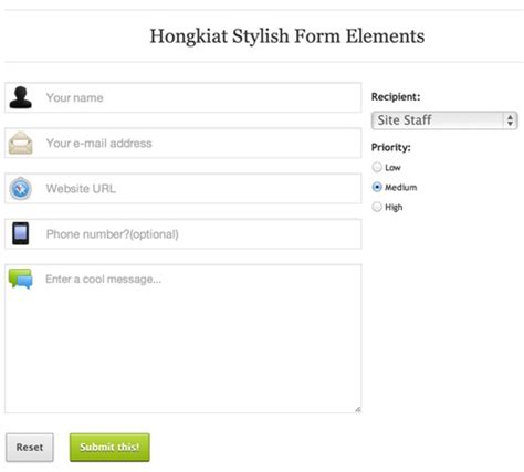 Creating Stylish Responsive Form With Css3 And Html5 User Interface
