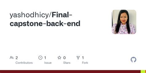 GitHub Yashodhicy Final Capstone Back End