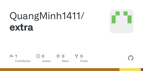 Github Quangminh1411extra