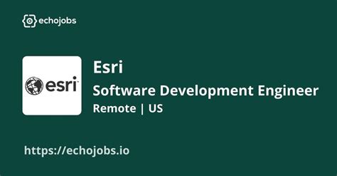 Esri Is Hiring Software Development Engineer Arcgis Video Server And Mission Server Usd 93k