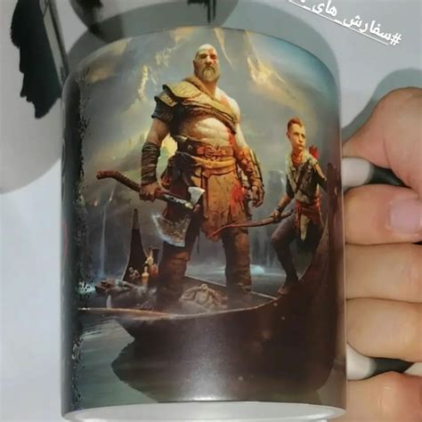 خرید و قیمت ماگ گیمینگ حرارتی گاد اف وار God Of War جادویی پلی استیشن ایکس باکس کریتوس
