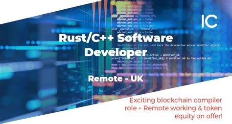 Mitchell Wheaton On Linkedin Vacancy Rust C Software Developer