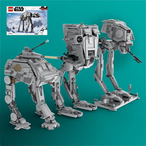 Lego Set 75288 Alternate Build At At How To Build It