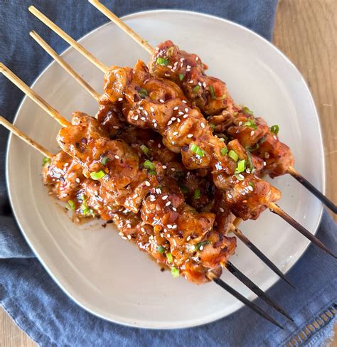 Honey Sriracha Chicken Skewers Recipelast