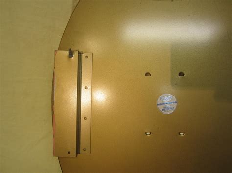 Vtg 50s Perma Bilt Mirror From A Medicine Cabinet Gold Tone Antiqued