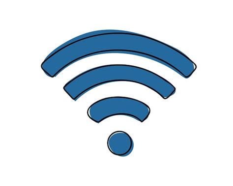 Premium Vector Wi Fi Sign Flat Vector Illustration