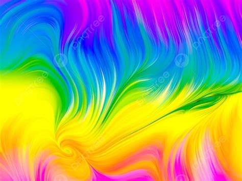 Abstract Design From Interacting Colors Overflow Colors Series Photo