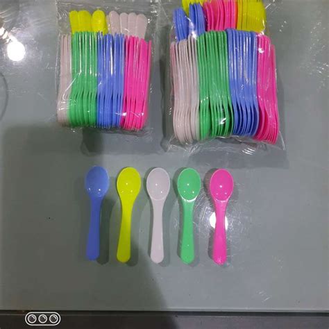 Jual 23 Sendok Jelly Sendok Eskrim Sendok Pudding Sendok Mini 100pcs Di