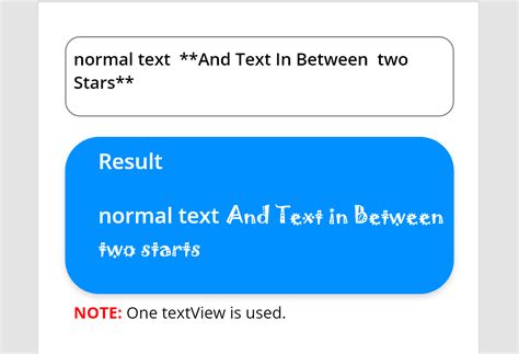 Java How To Change Font Of In TextView Thats Text Is Inside Two Asterisk Ie Here Stack