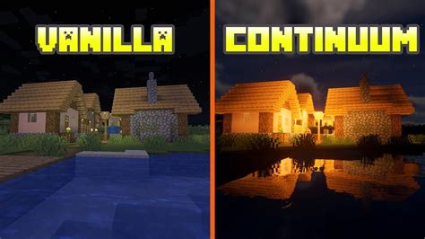 Vanilla Vs Continuum Shaders Shader Comparison Youtube