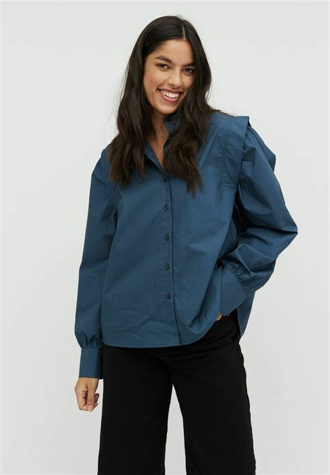 Mbym Laina M Cămașă Orion Blue Albastru Zalando Ro