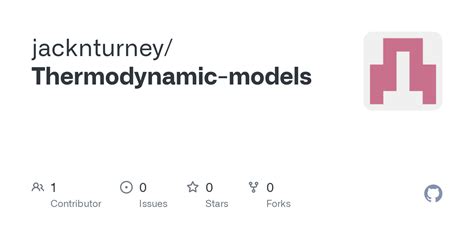 Github Jacknturney Thermodynamic Models