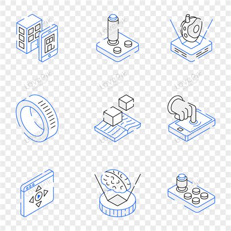 스마트 가제트의 등각 개요 아이콘 Png 일러스트 무료 다운로드 Lovepik