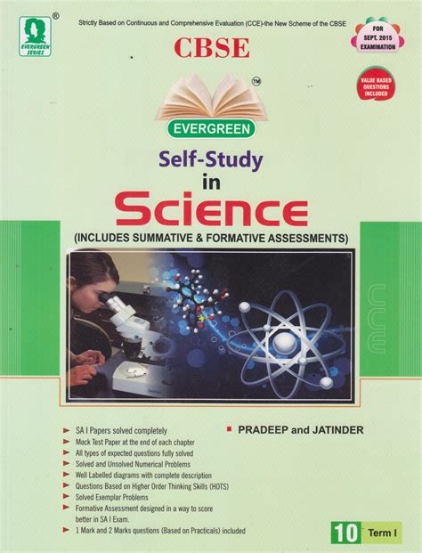Evergreen Cbse Self Study In Science Includes Summative And