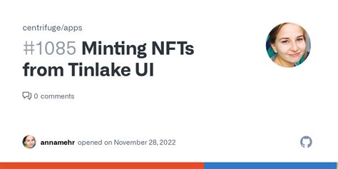 Minting Nfts From Tinlake Ui · Issue 1085 · Centrifugeapps · Github
