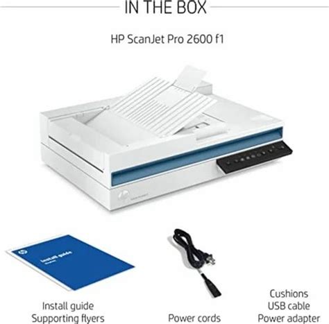Hp Scanjet Pro 2600 F1 Fast 2 Sided Scanning And Auto Document Feeder