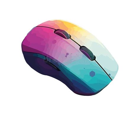 Modern Computer Mouse Blue Stock Vector Illustration Of Wallpaper 275377563