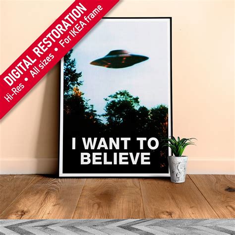 I Want To Believe Poster X Files Original