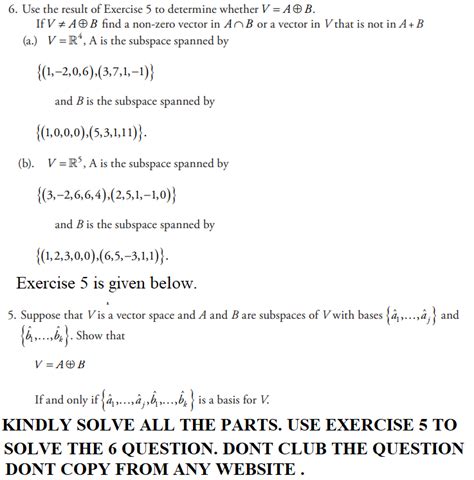 Solved Use The Result Of Exercise To Determine Whether Chegg