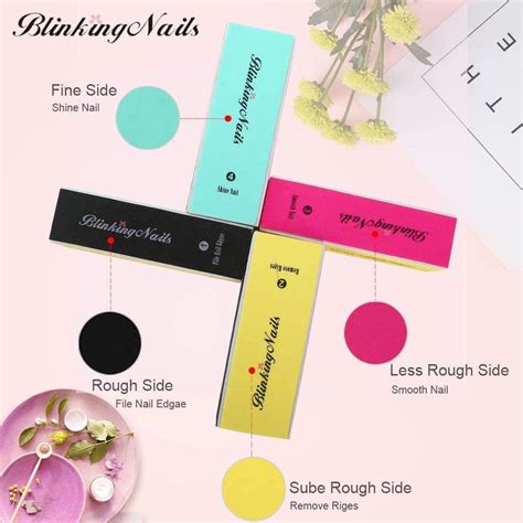 4 Way Nail Buffer And Shine Kit Professional Mini Nail Polisher And File