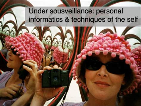 Under Sousveillance Personal Informatics And Techniques Of The Self Pdf Computing