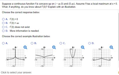 solved suppose a continuous function f is concave up on 0