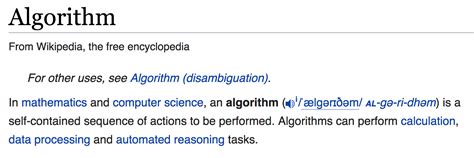 Why Algorithms