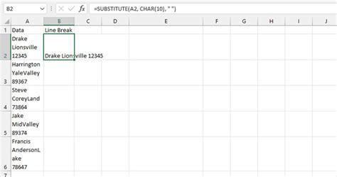 How To Remove Line Breaks In Excel