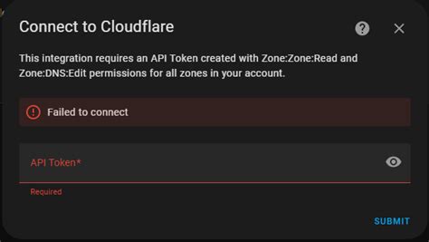 Help Debug Cloudflare Integration Failed To Connect Configuration